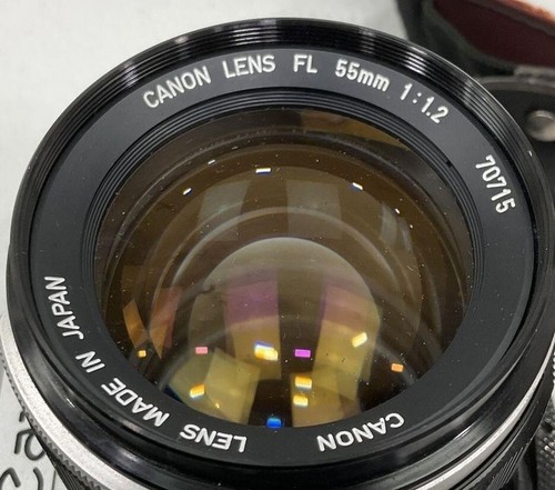 CANON FT QL 35MM CAMERA & Canon 55mm f/1.2 FL-Mount Manual Focus Prime ...