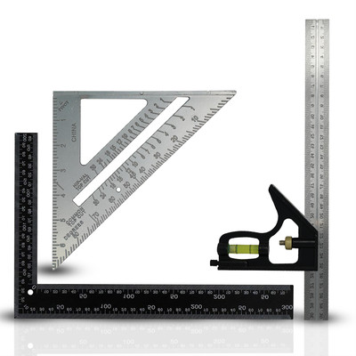 6/8/12 inch Roofing Speed Square Rafter Angle Measuring Triangle Guide ...