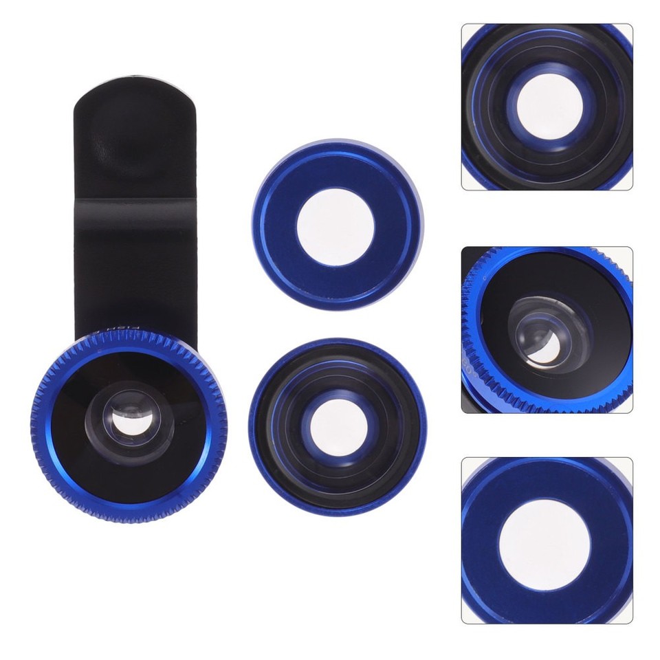 Cell Phone Camera Lens Super Wide Angle Macro Fisheye Clip On Mobile ...