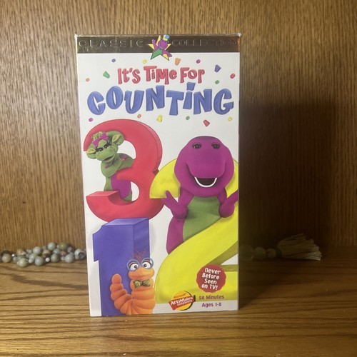 ‘It’s Time For Counting’ Barney Classic Collection (VHS, 1998) Never ...