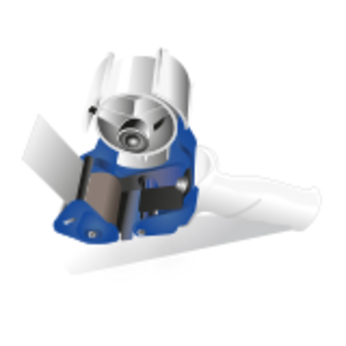 Handabroller Profi Qualität aus Metall für Klebeband- Packbandabroller ...