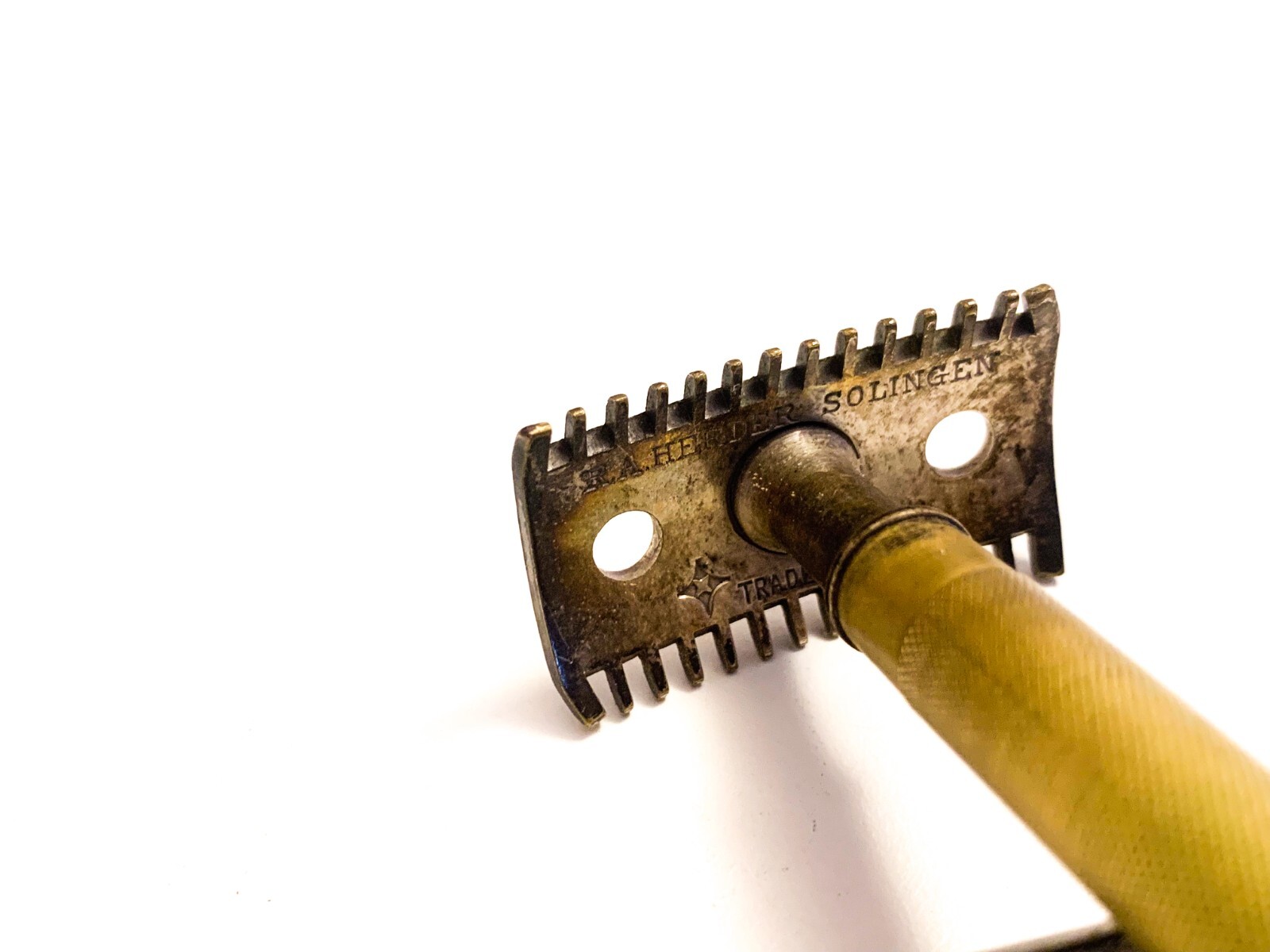 Antique Safety Razor - RICHARD ABR. HERDER SOLINGEN - 1900s German ...