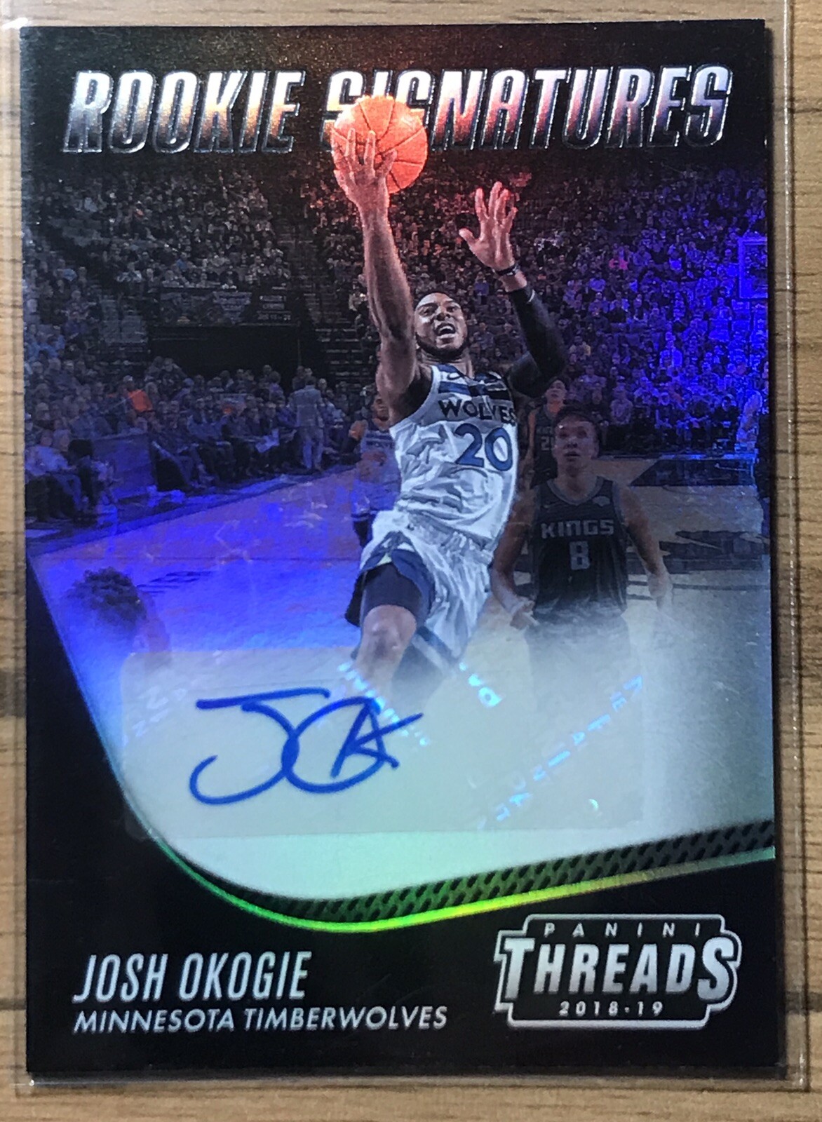 Josh Okogie AUTOGRAPH 2018-19 Panini Threads Rookie Signatures ROOKIE ...