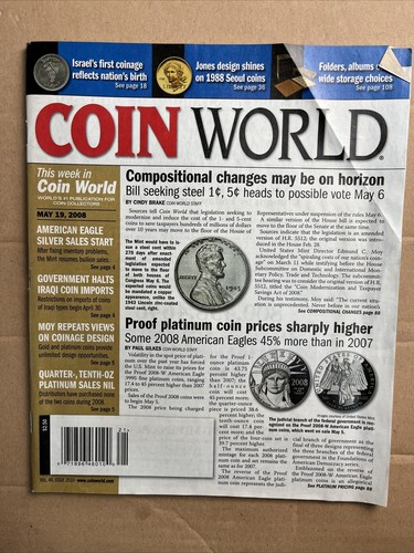 Coin World May 2008 - U.S. Coin Price Guide - Coin Collector guide | eBay