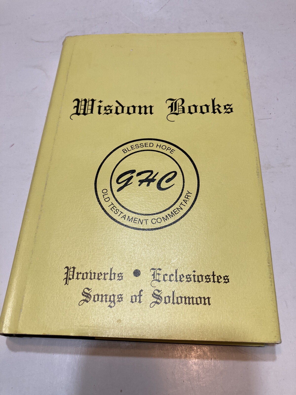 Wisdom Books Proverbs, Ecclesiastes, Song of Solomon by J. C. Howes | eBay
