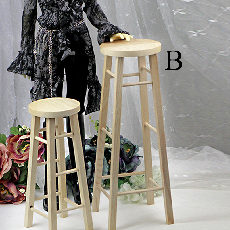 70cm 1/3 BJD SD17 SD13 Chair Stool Wood Furniture Dollfie LUTS MID DZ ...
