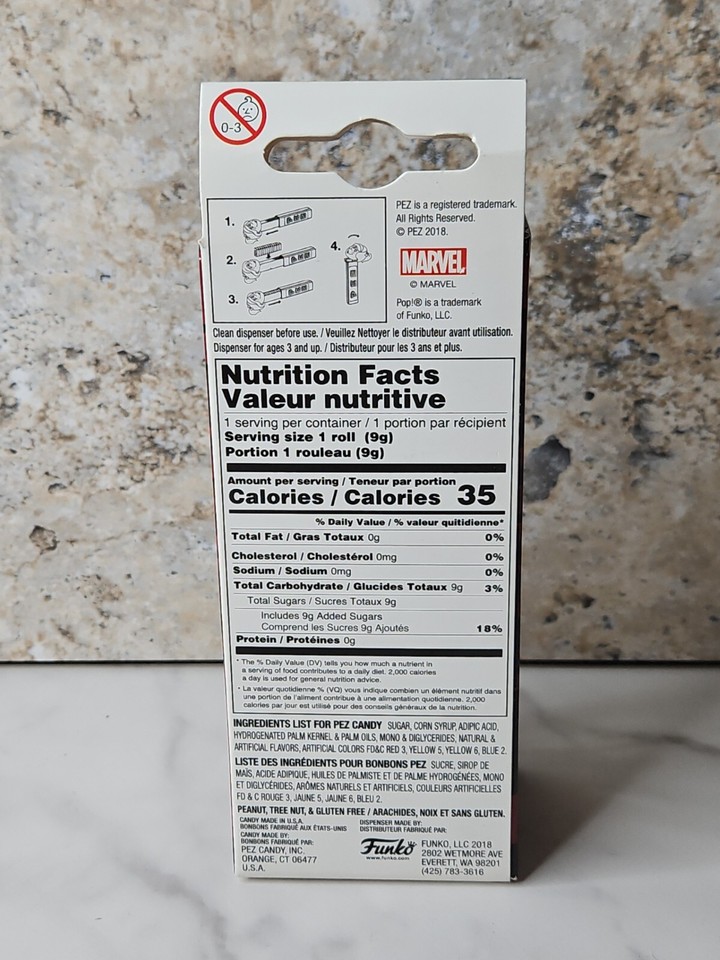 Funko POP! PEZ Marvel Deadpool Candy Dispenser [Blue & Yellow ...