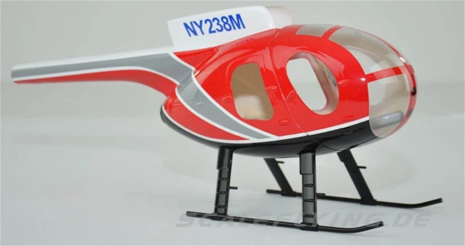 MD500D RC Helicopter Fuselage 250 Size Pre-Painted for Align T-REX250 ...