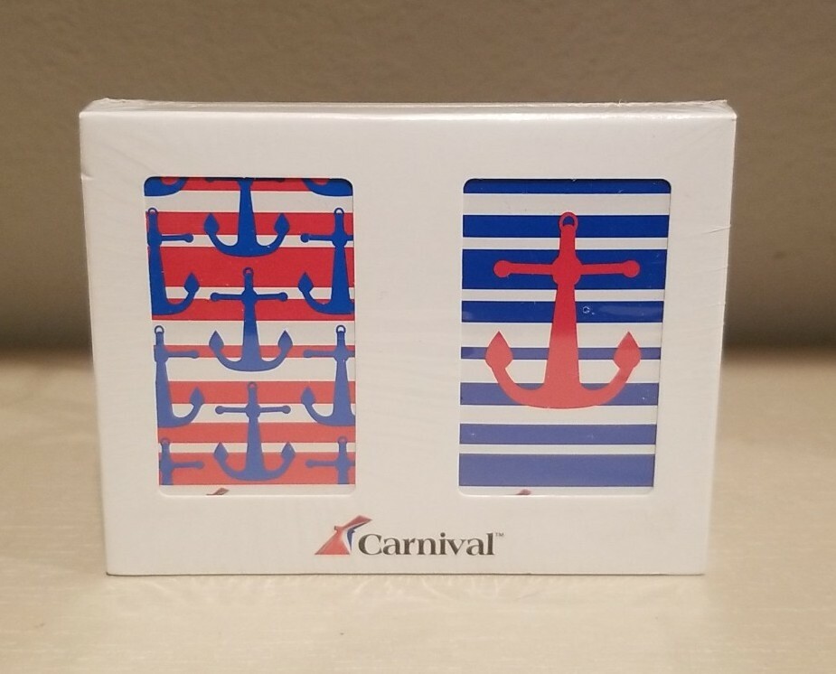 Carnival Playing Cards 2 Decks Anchors NEW | eBay