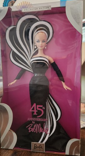 45th Anniversary Barbie Doll Bob Mackie Collector Edition 2003 Mattel ...
