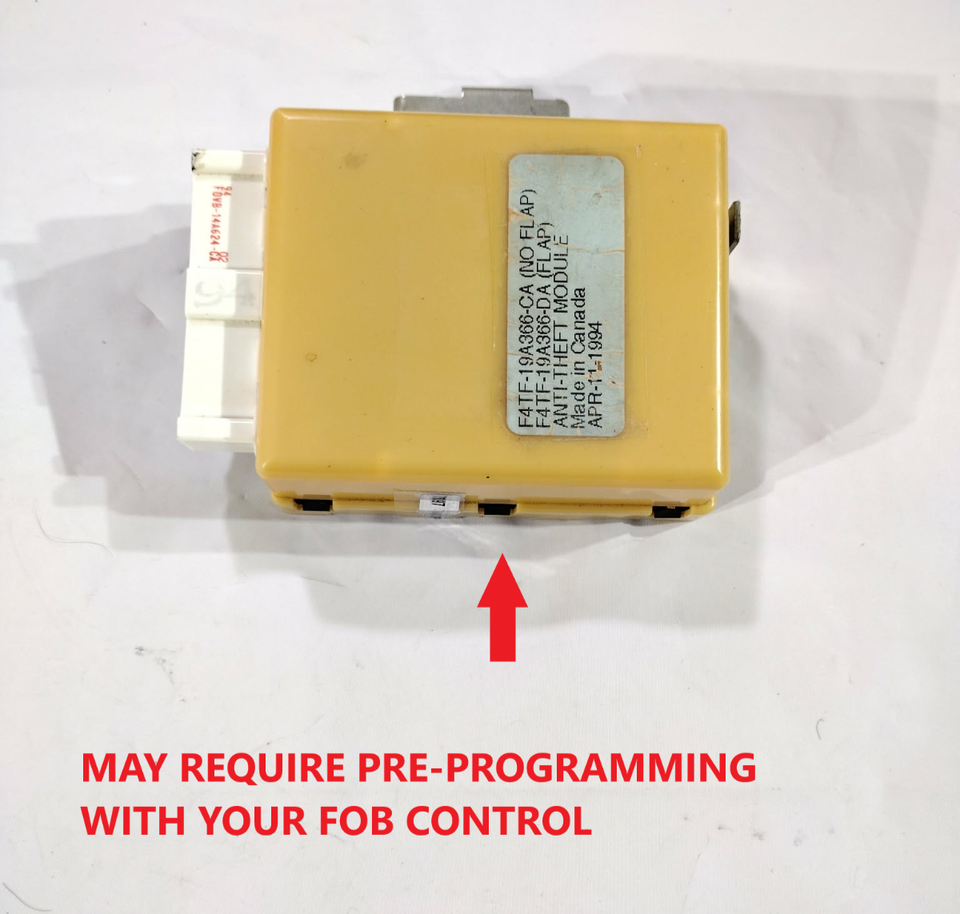 1992-1996 Ford F150 F250 Bronco Anti-Theft Module F4TF-19A366-CA OEM | eBay