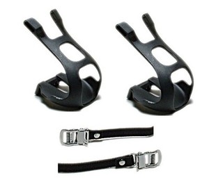 Bike-Cycle-Bicycle Mtb Foot Toe Clips + Straps 5030009313134 | eBay