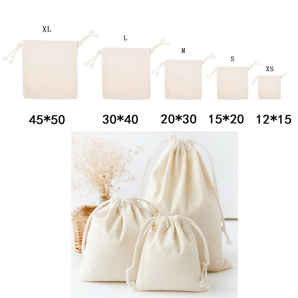 Portable Drawstring Bag Cotton Travel Storage Clothes High Quality ...