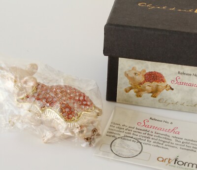 Samantha Bejeweled Mouse Trinket Box Art Form Release No 6 | eBay