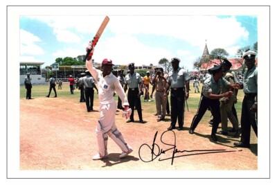 BRIAN LARA Signed Autograph WEST INDIES Cricket Signature Photo Fan ...