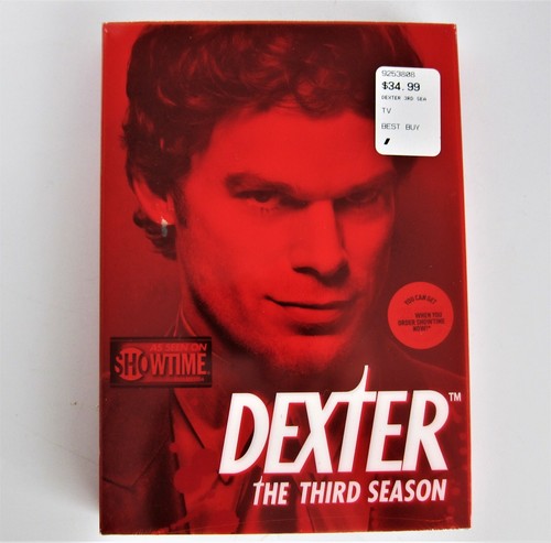 Dexter The Third Season DVD 2008 Showtime Movie Set - NEW - SEALED ...