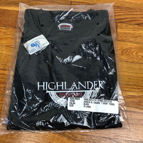 Highlander Endgame 2000 Movie Promo T Shirt Size X-Large New in Bag | eBay