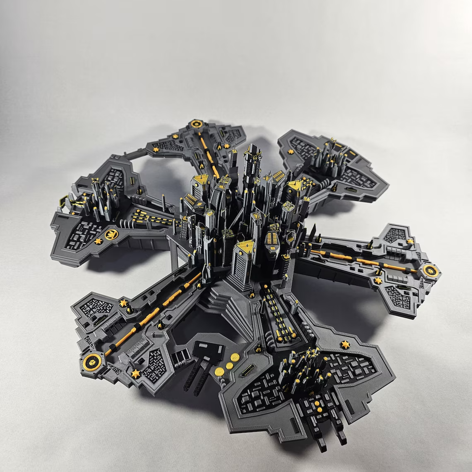 Stargate Atlantis City | BIG 3DP Replica Ship Model | Lantean City w ...