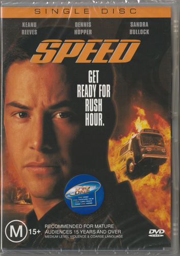 Speed DVD Region 4 Keanu Reeves Sandra Bullock New and Sealed with Flaw ...