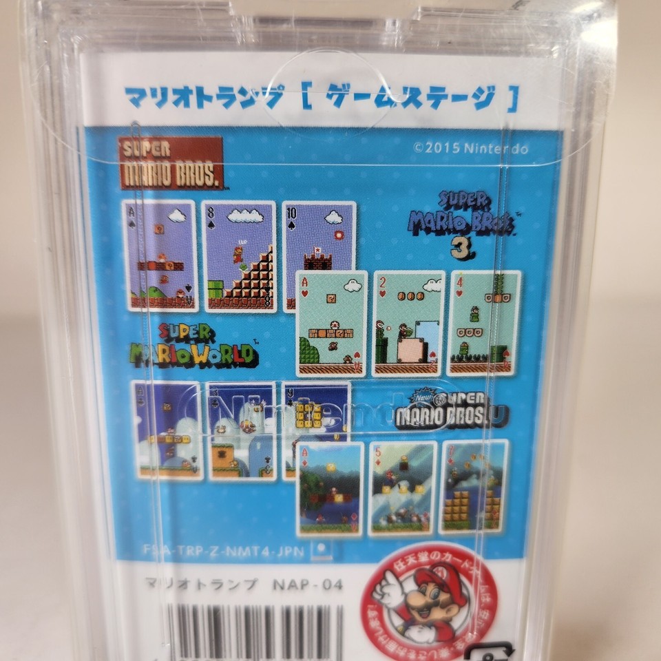 Super Mario Bros Game World Stages Playing Cards Nintendo Card Deck ...