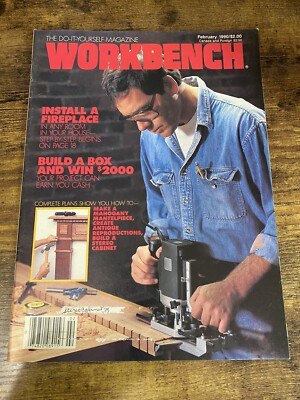 Vintage Workbench 1990 DIY Woodworking Contractor Construction Magazine ...