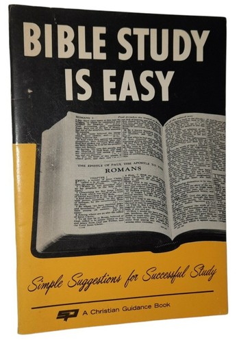 Bible Study is Easy Simple Suggestions for Successful Study 10th PRT | eBay