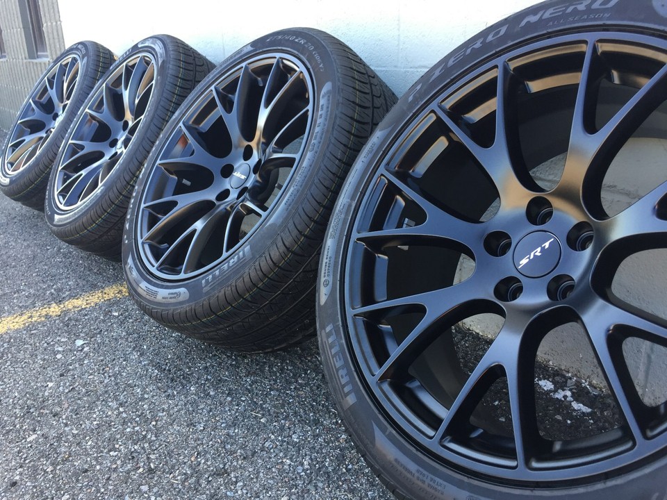 NEW 20" DODGE CHARGER CHALLENGER SRT HELLCAT WHEELS RIMS PIRELLI TIRES ...