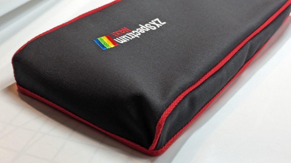 ZX SPECTRUM NEXT - dust cover- graphite grey- embroidered | eBay UK