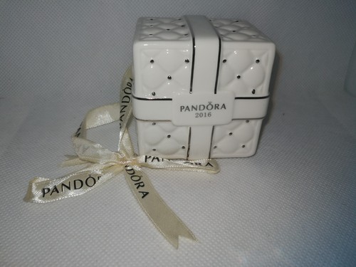 LIMITED EDITION 2016 PANDORA PORCELAIN CHRISTMAS GIFT BOX ORNAMENT | eBay