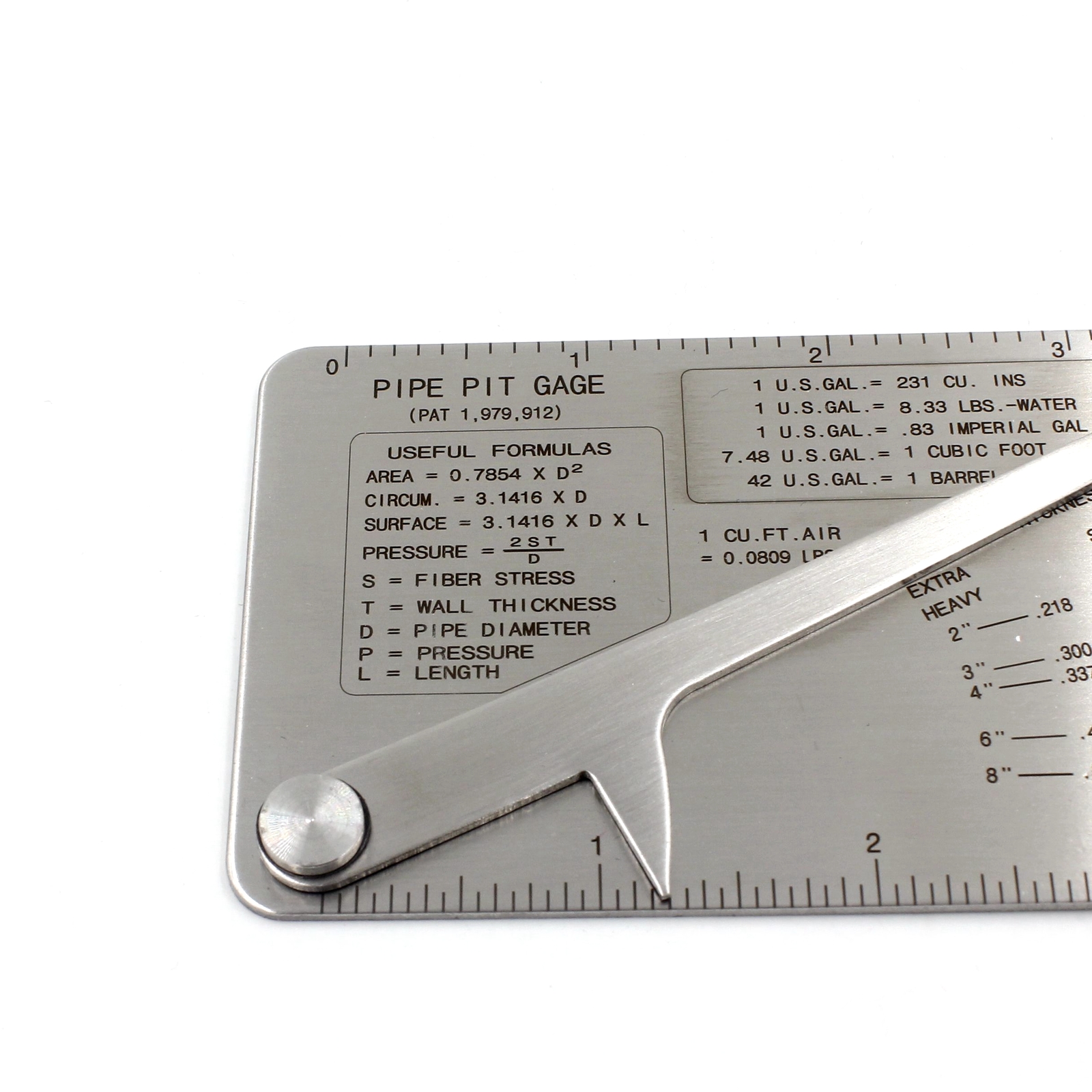 Pipe pit welding gauge gage Test Ulnar Weld Pipeline Concave Inspection ...