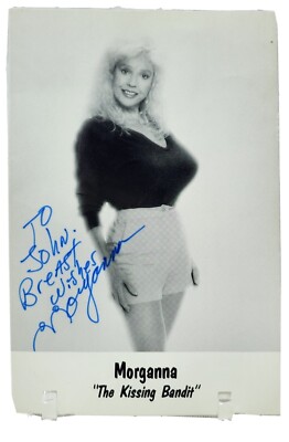 Morganna the Kissing Bandit Signature John Personalized | eBay