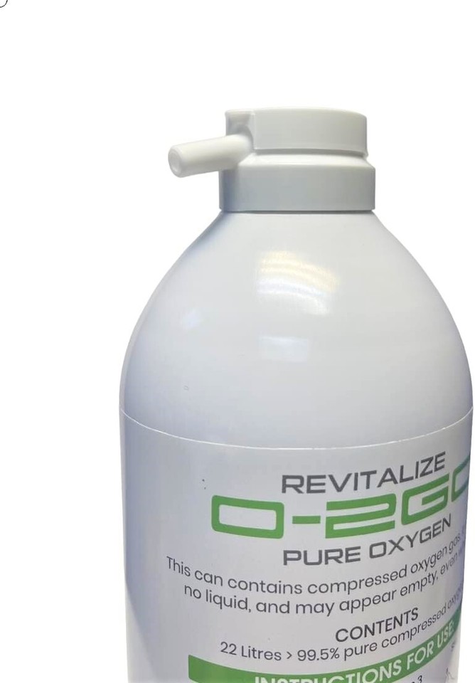 O2GO 3 X 18L Oxygen Can with Mask and Tube - 99.5% Pure Oxygen | eBay