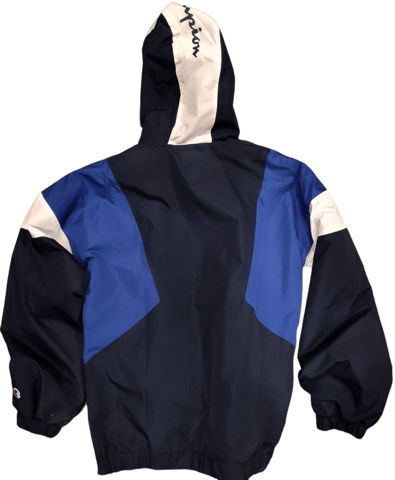 CHAMPION HOODED WIND JACKET BLACK & BLUE BRAND NEW WITH TAGS | eBay