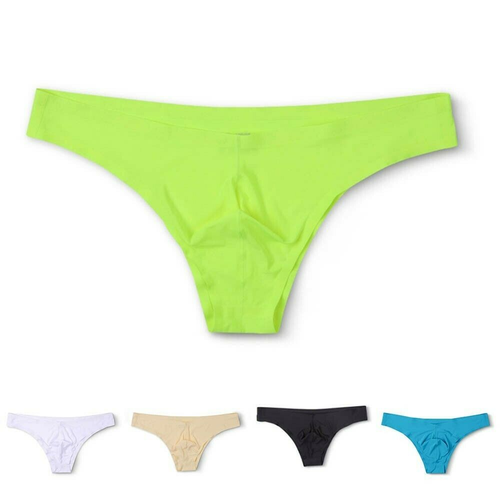 Sexy Men Mini Cheeky Boxer Briefs Underwear Contour Pouch Bikini Boxers ...