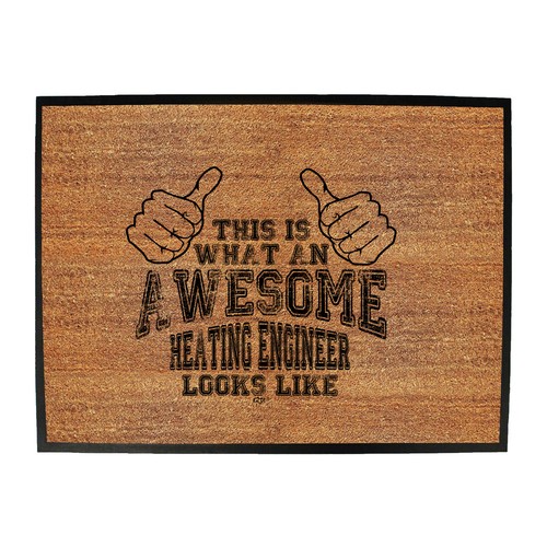 This Is What Awesome Heating Engineer Bar Man Cave Novelty Door Mat ...