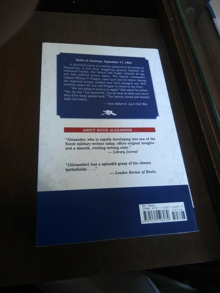 Robert E. Lee's Civil War by Bevin Alexander | eBay