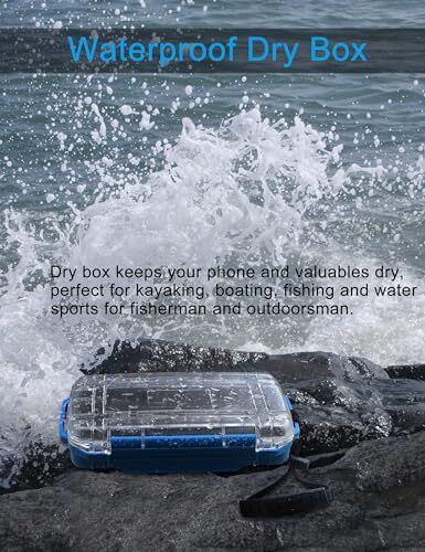 Dry Box Waterproof Box for Kayaking Boat Waterproof Phone Box Small ...