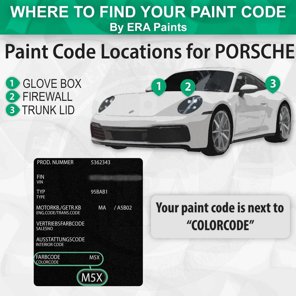 PORSCHE LM7K/U0 - Arctic Gray OEM Match Touch Up Paint Kits | eBay