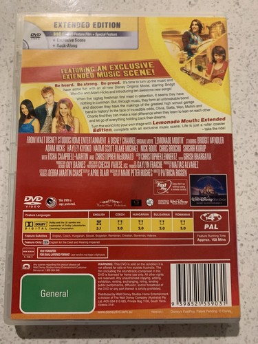 LEMONADE MOUTH, DVD Extended Edition. Aust R4. | eBay