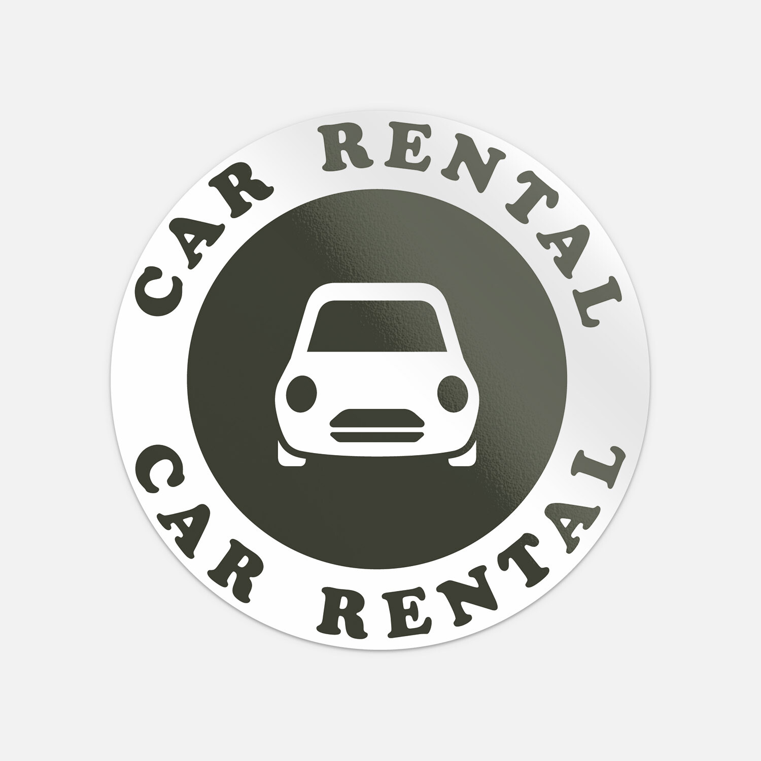 Car Rental Travel Label Vinyl Sticker Decal | eBay