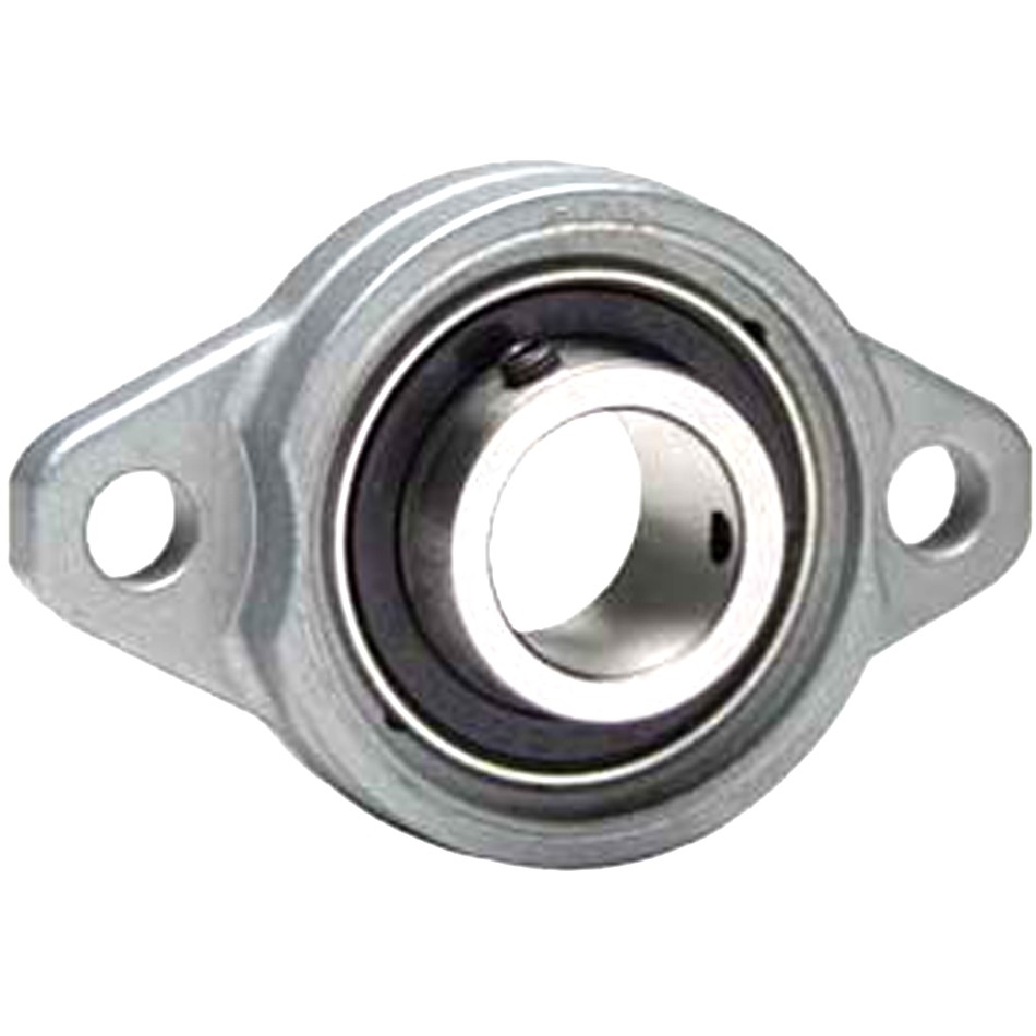 17mm Flange Bearing UFL003 Eccentric Collar Locking Two-Bolt Flange ...