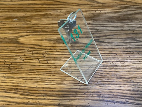 Vintage Parco dei Principi Hotel Key Rm 131 – Rome, Italy – Lucite Fob ...