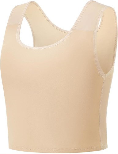 Trans Chest Binder Transgender FTM Cosplay Breathable Half Breast ...