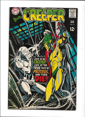 BEWARE THE CREEPER #5 [1969 FN+] DITKO ART! "THE COLOR OF RAIN IS DEATH ...
