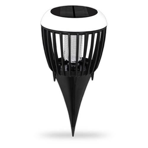 Solar Light Bug Zapper Waterproof Solar Powered Fly Trap Insect Fly ...