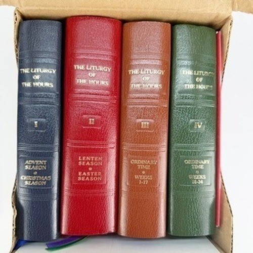 Liturgy of the Hours Complete Set Four Volume Christian Prayer Books | eBay