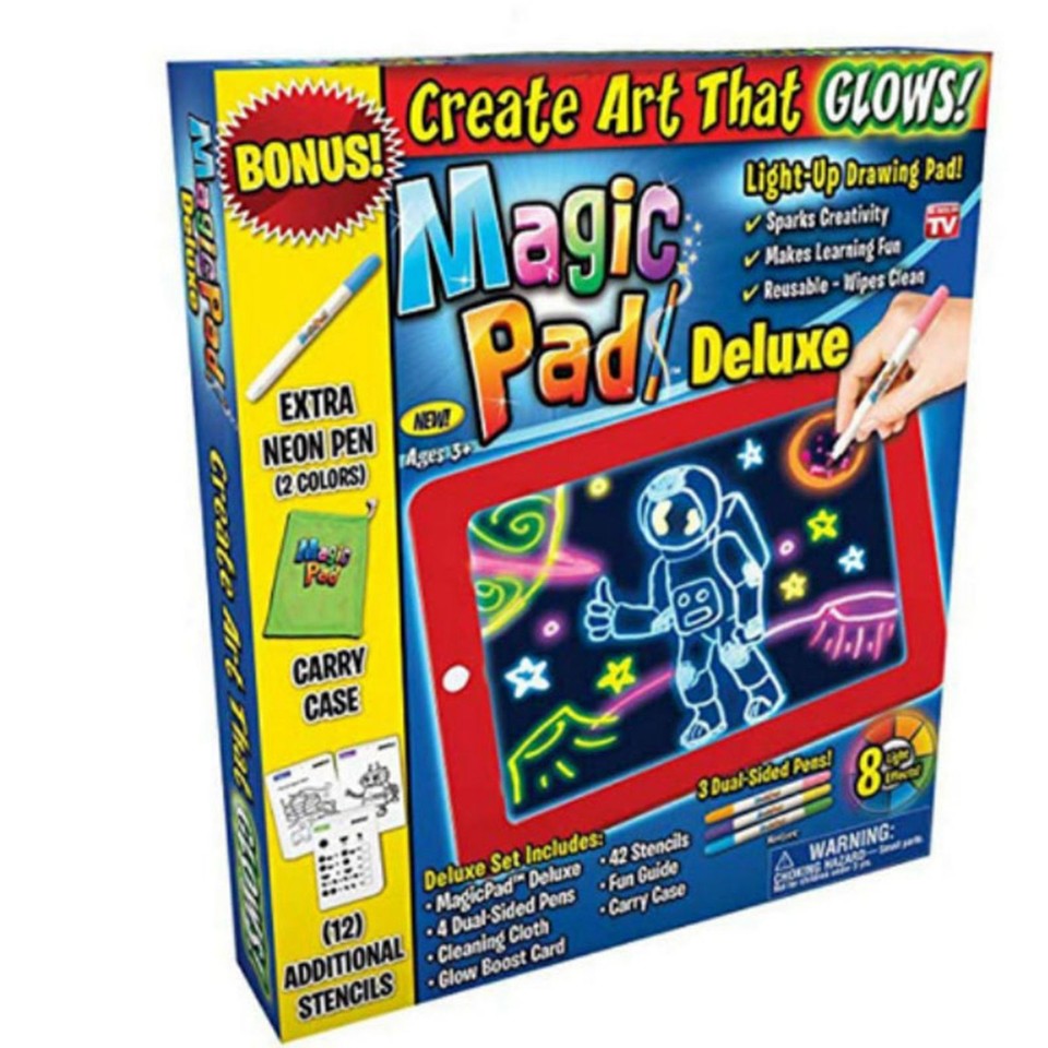 LED Writing Tablet Electronic Lighting 3D Learning Drawing Writing ...