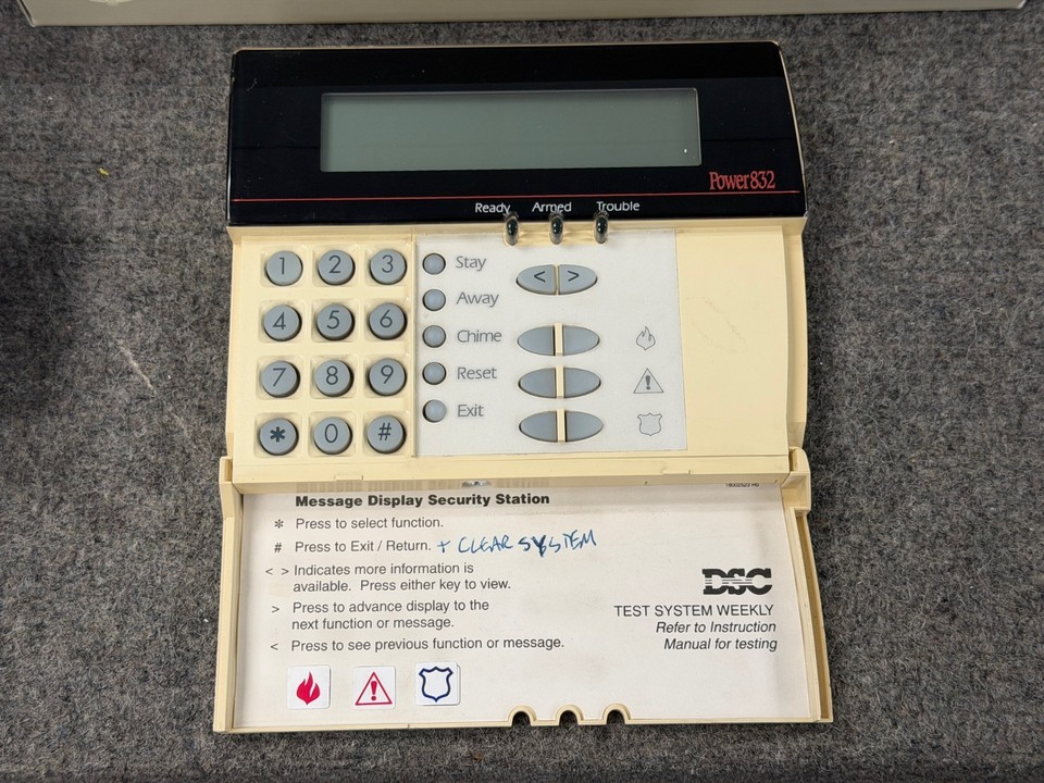 DSC Power 832 Security System + Keypad + Zone Expansion + Cellular ...