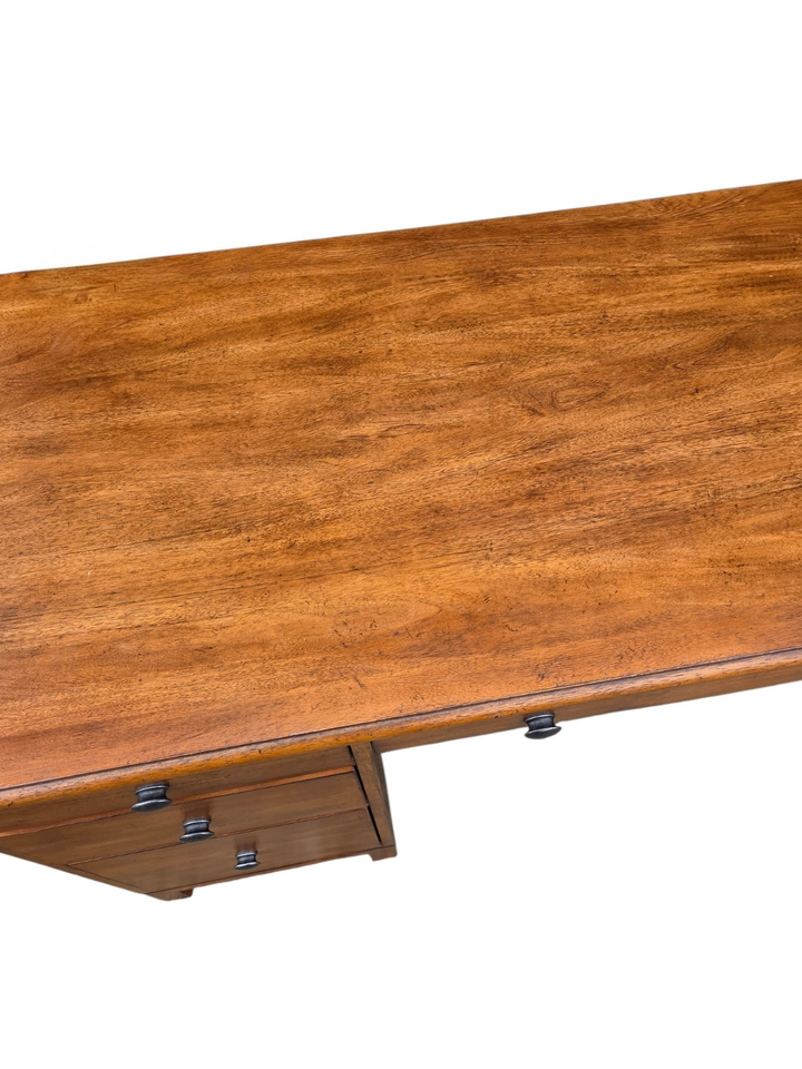 Ethan Allen Tango Hawke Desk Double Pedestal Home Office Collection ...
