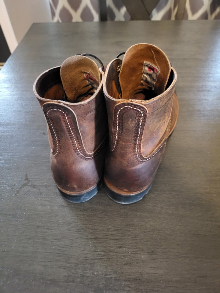 Red Wing Iron Ranger 8085 Copper Rough Tough 11.5D RESOLED Vibram V100 ...